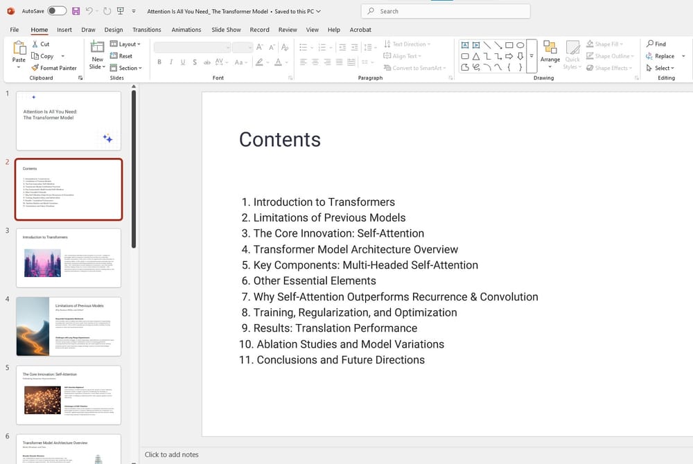 How to Convert Word Document to PowerPoint in One Click with AI