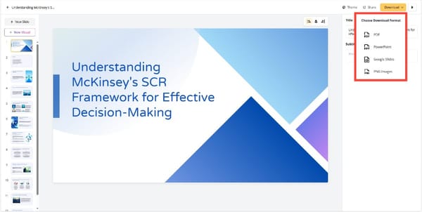 Mastering Storytelling in Presentations: McKinsey's 3-Step SCR Framework